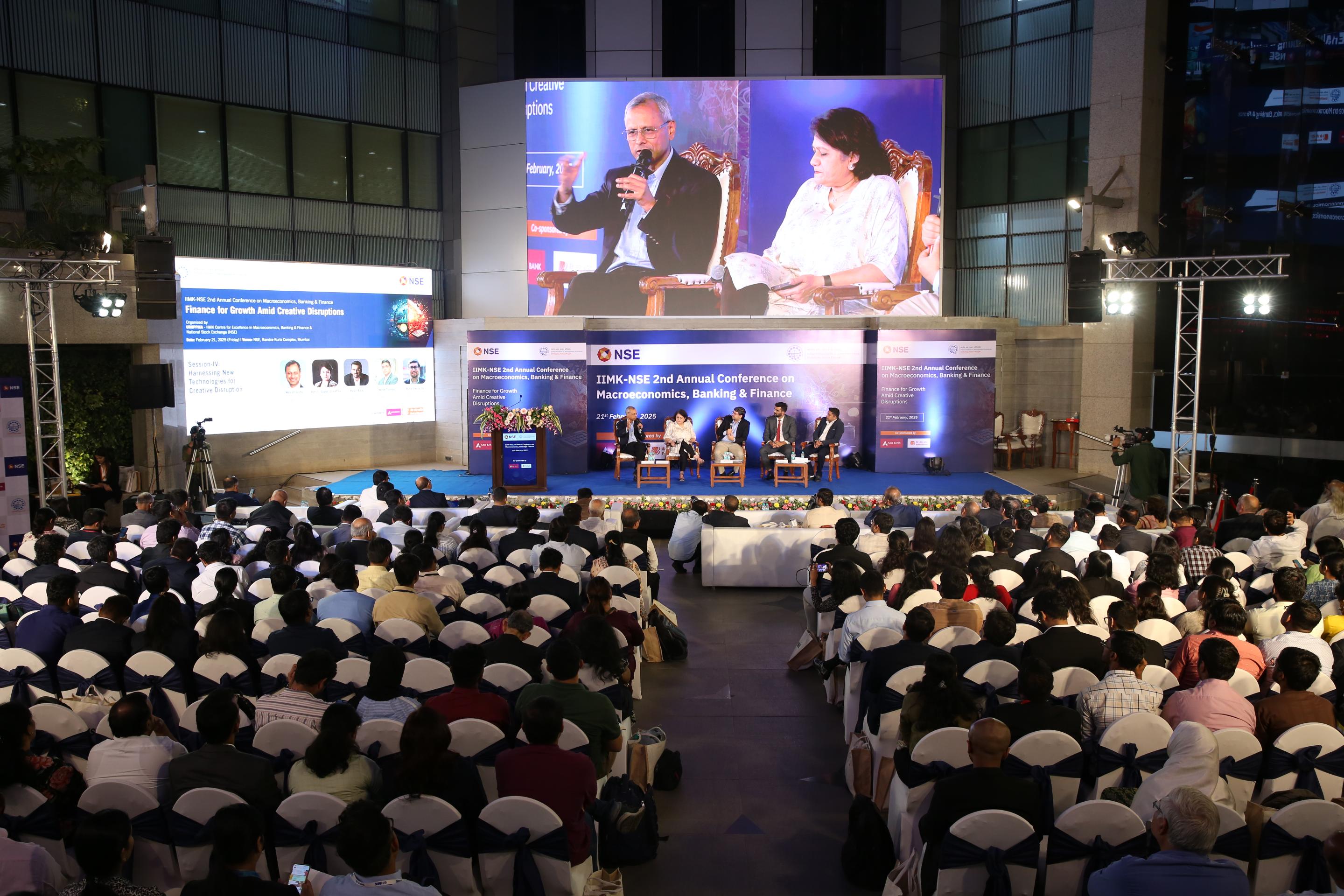 Gallery | IIMK-NSE 3rd annual conference on Macroeconomics, Banking ...